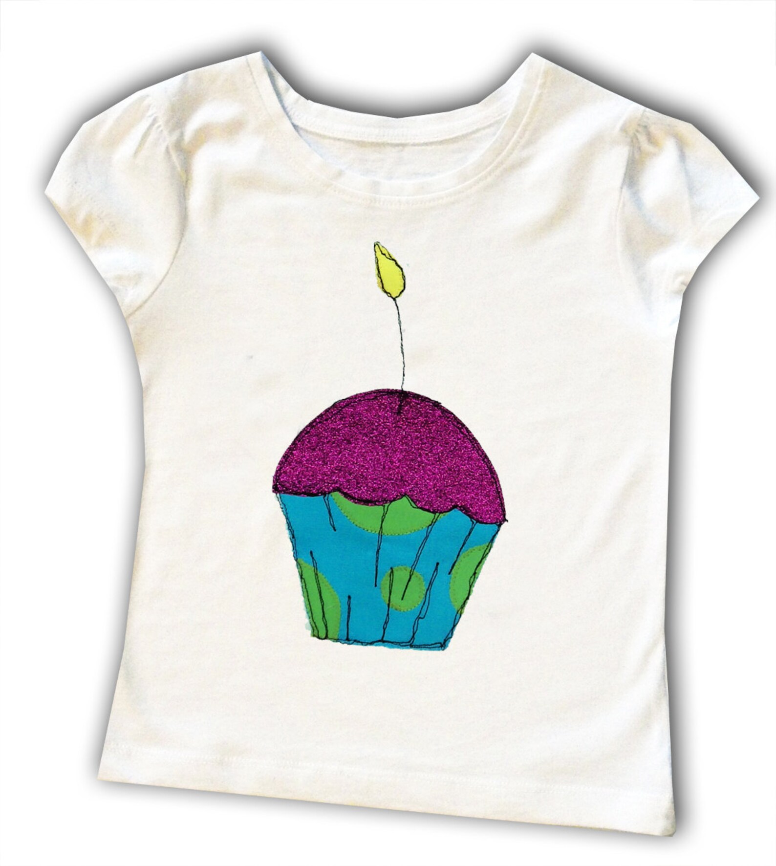 Girls Cupcake T-Shirt Birthday Shirt Cake T-shirt Girls | Etsy