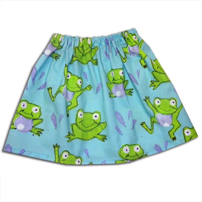 Girls Frog Skirt and T-shirt Girls Tee Toddler Clothing - Etsy