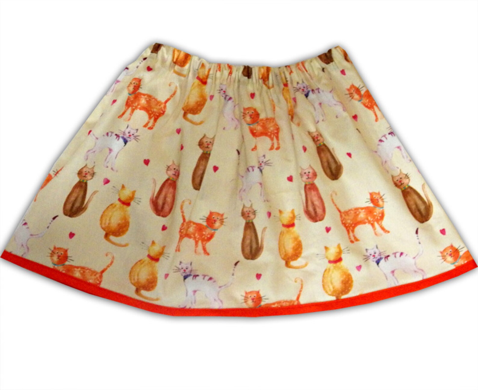 Girl's Cat Skirt Girls Clothing Gift for Cat Lover - Etsy