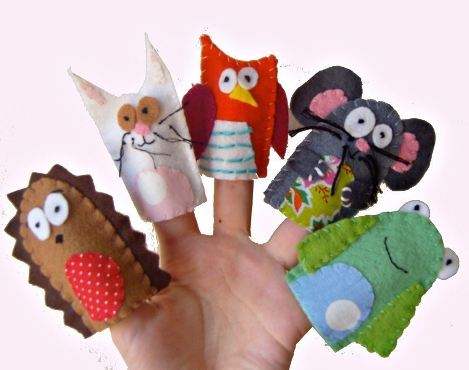 Jungle Animal Finger Puppets, Kids Stocking Filler, Party Favors ...