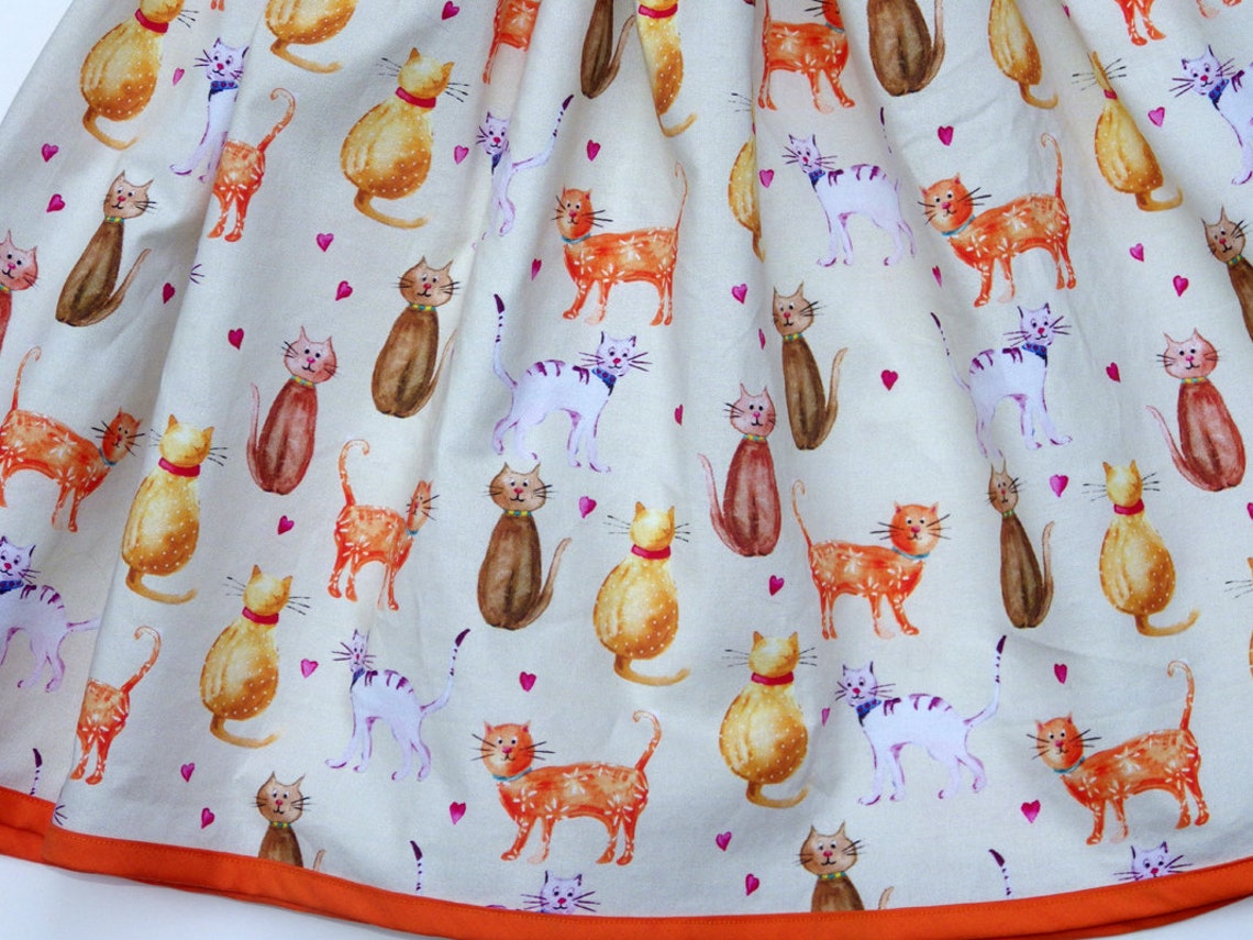 Women's Cat Skirt Cat Lover Gift Cat Print Cat Clothes - Etsy