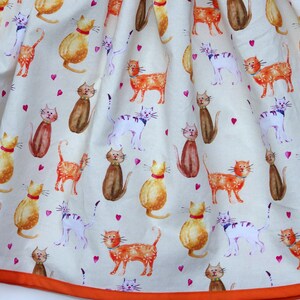 Women's Cat Skirt, Cat Lover Gift, Cat Print, Cat Clothes, Gift for Her ...