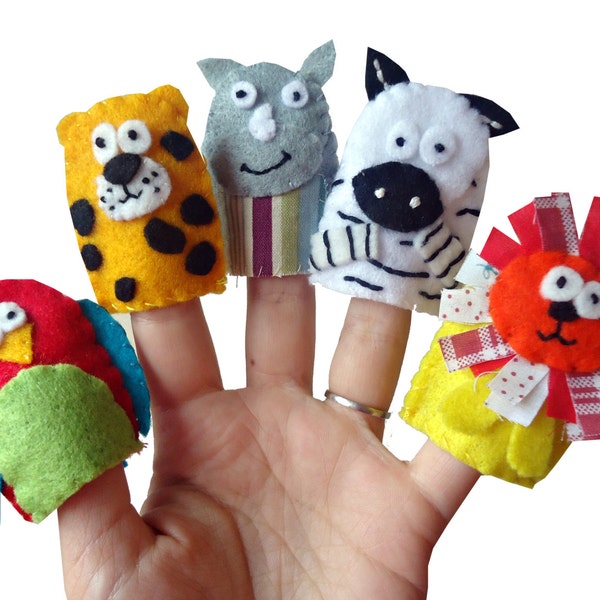 Animal Finger Puppet - Etsy