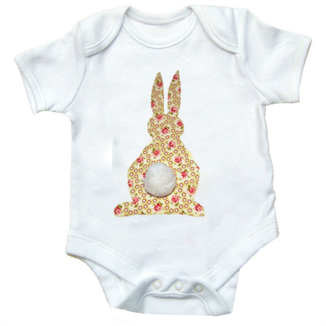 Rabbit Girls Bodysuit, Baby Easter Gift, Easter Outfit, Easter Baby ...