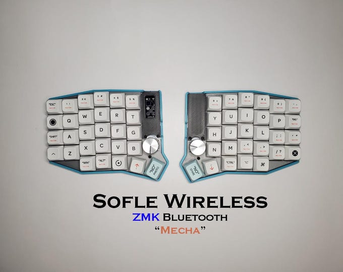 Sofle Wireless Split Mechanical Keyboard - Etsy Sofle Wireless Split Mechanical Keyboard - Etsy
