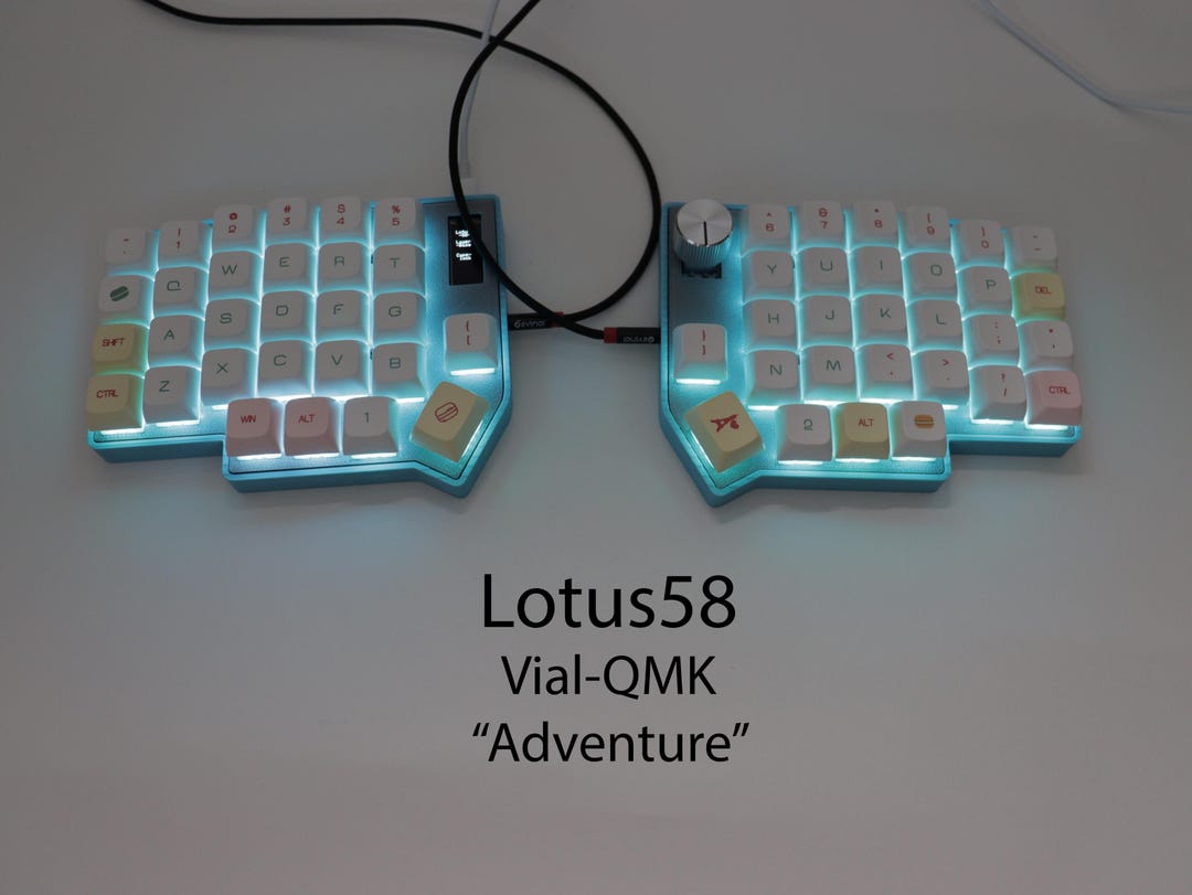 Lotus58 Split Mechanical Keyboard - Etsy