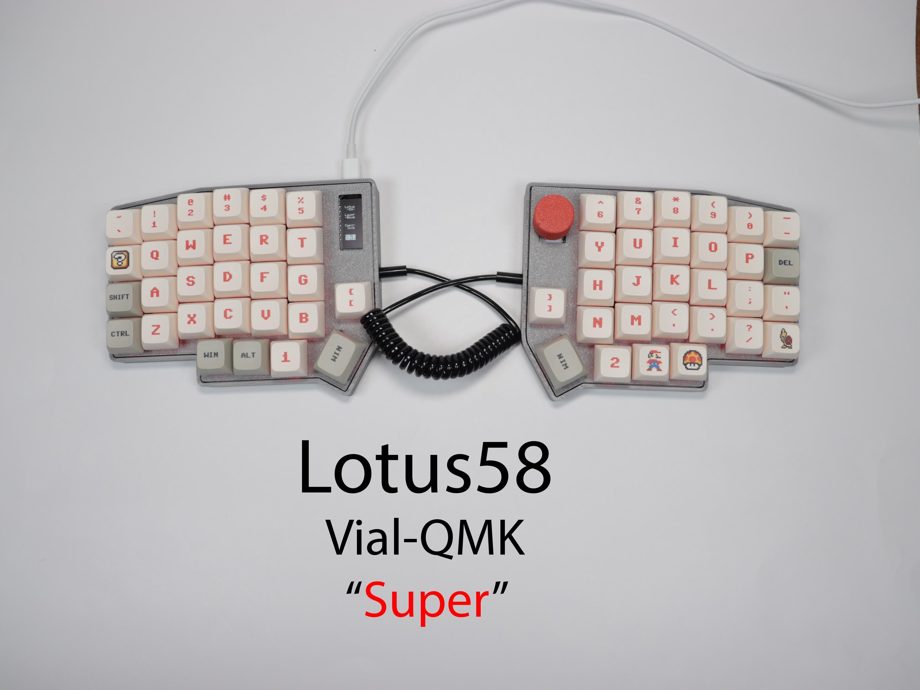 Lotus58 Split Mechanical Keyboard