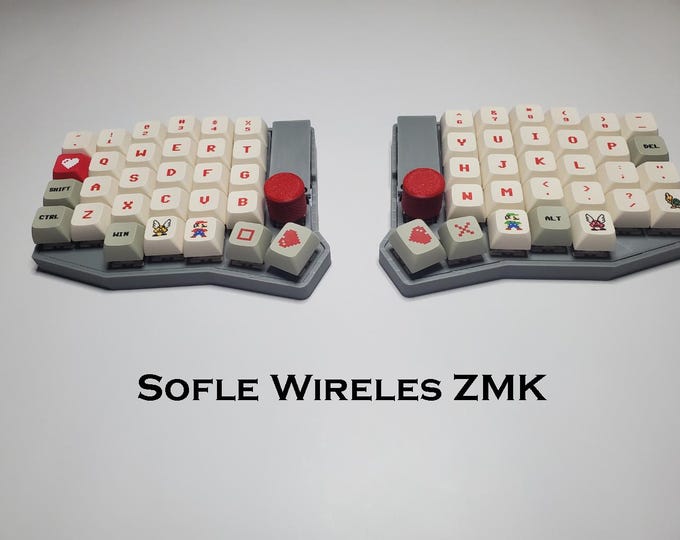 Sofle Wireless Split Keyboard retrored - Etsy Sofle Wireless Split Keyboard retrored - Etsy