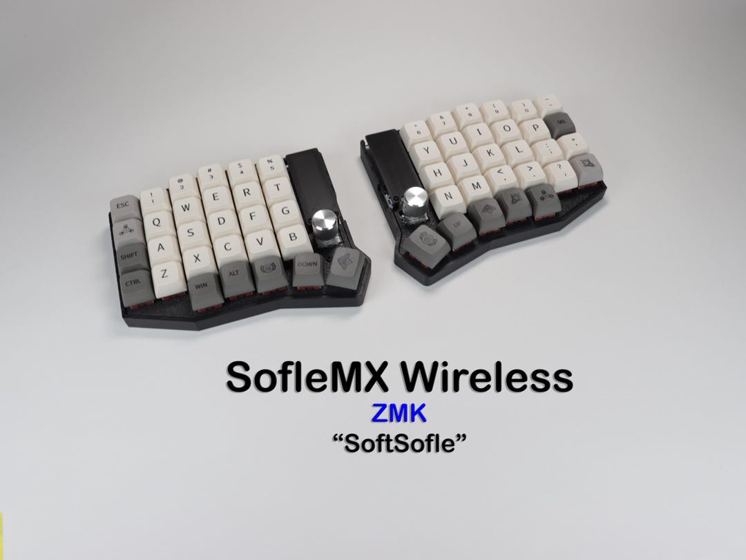 Sofle MX Wireless Split Mechanical Keyboard - Etsy Sofle MX Wireless Split Mechanical Keyboard - Etsy