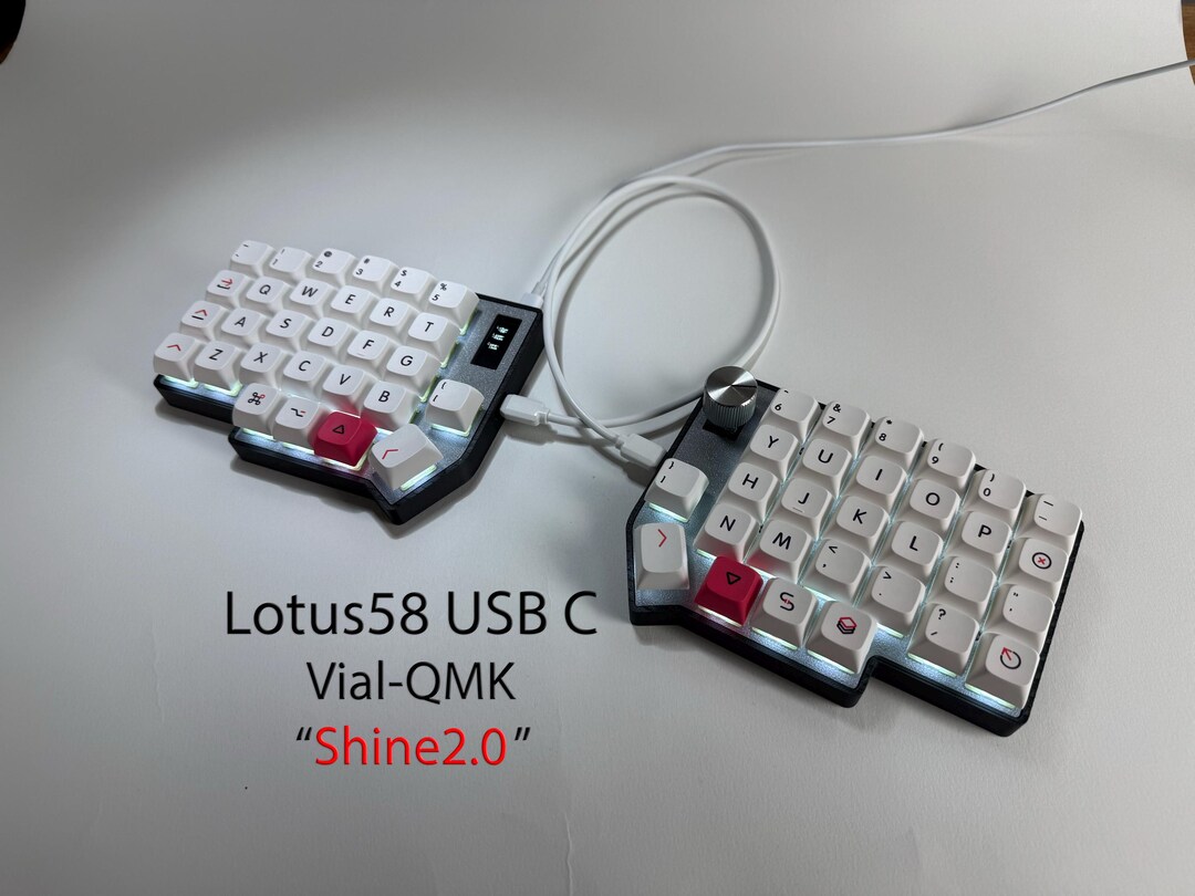 Lotus58 Split Mechanical Keyboard - Etsy