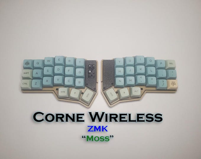 Corne Wireless Split Keyboard "moss" - Etsy