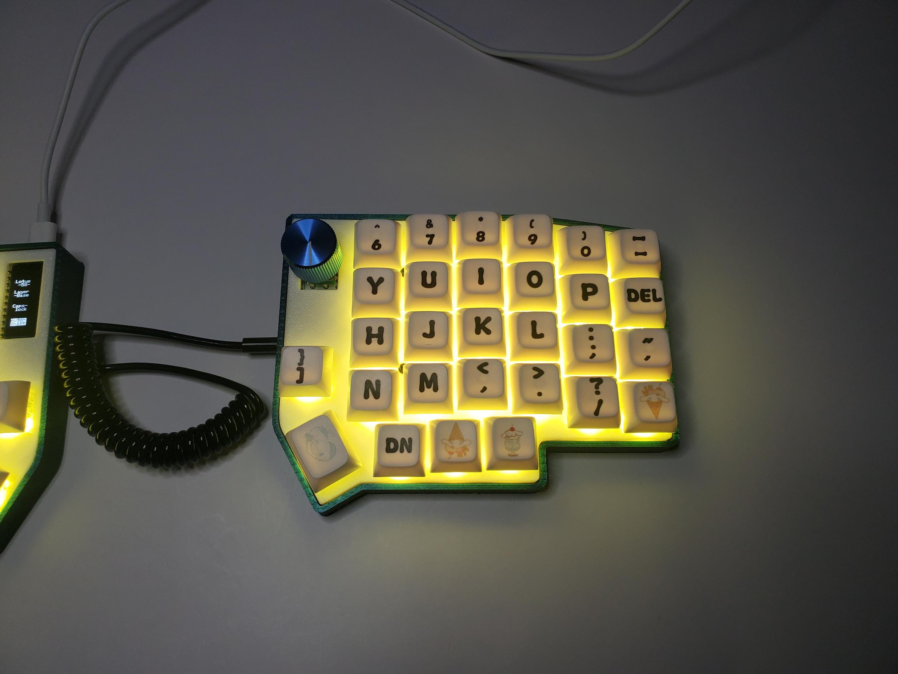 Lotus58 Split Mechanical Keyboard shiny - Etsy