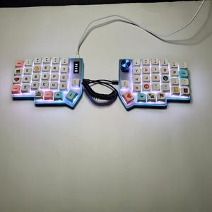 Lotus58 Split Mechanical Keyboard pixel - Etsy UK