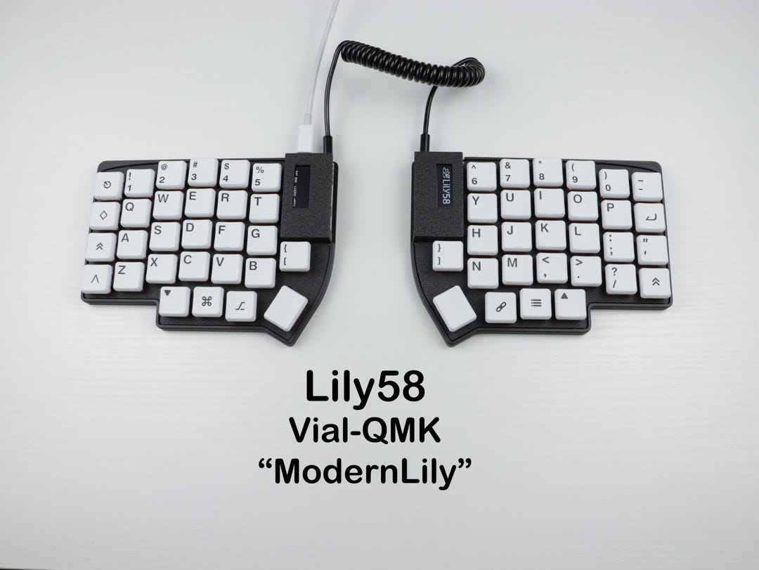 Lily58 Low Profile Split Keyboard - Etsy
