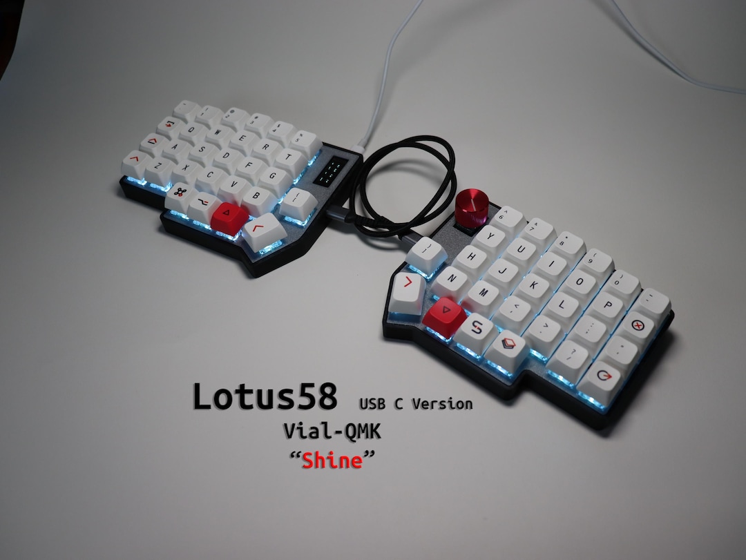 Lotus58 Split Mechanical Keyboard - Etsy