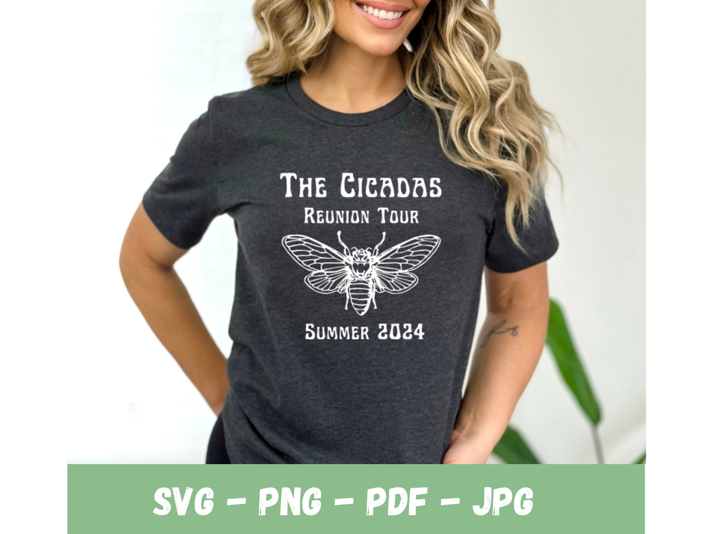 Cicada Reunion Tour Summer 2024 Digital Download, Cicada SVG, Cicadas ...