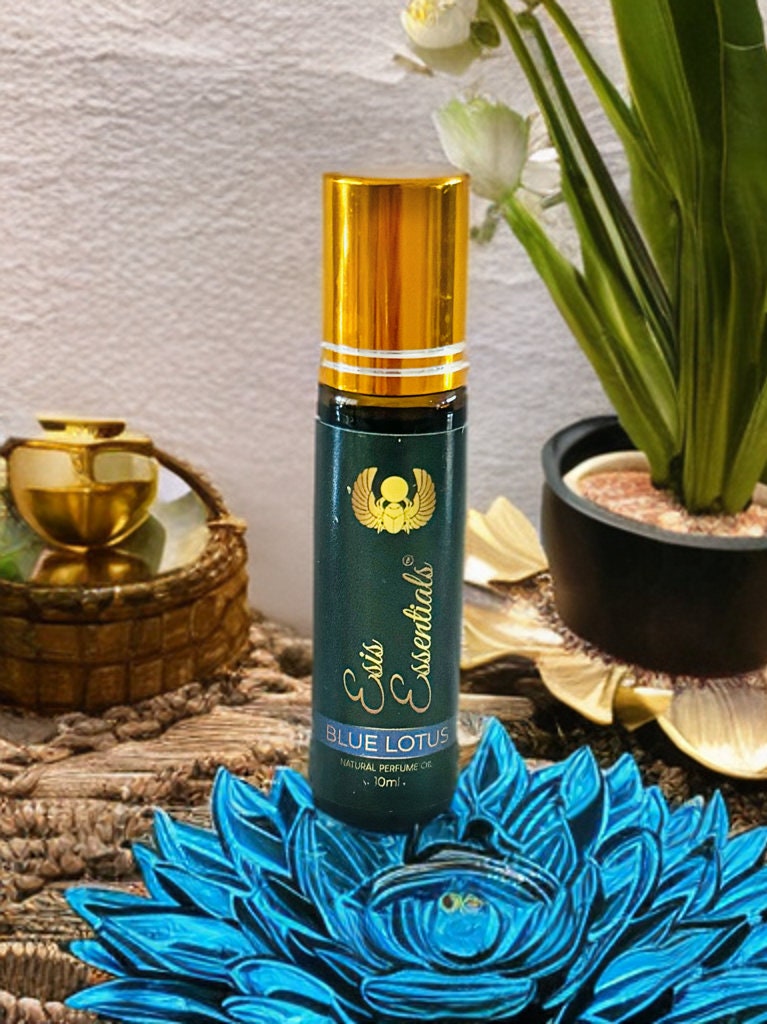 Egyptian BLUE LOTUS Natural Perfume Oil Roll on Authentic Fragrance ...