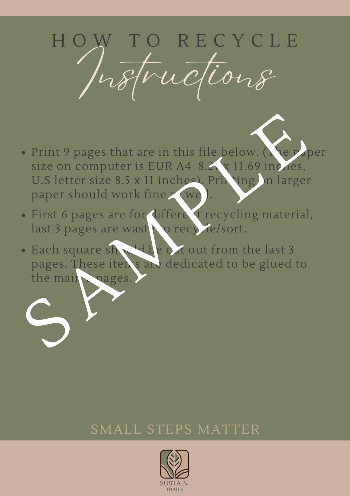 Waste Sorting Activity for Kids Garbage, Rubish Sorting Game Trash ...