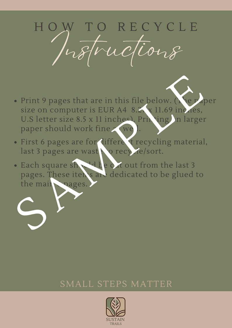 Waste Sorting Activity for Kids Garbage, Rubish Sorting Game Trash ...