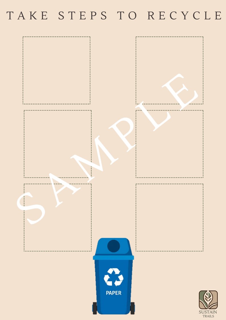 Waste Sorting Activity for Kids Garbage, Rubish Sorting Game Trash ...