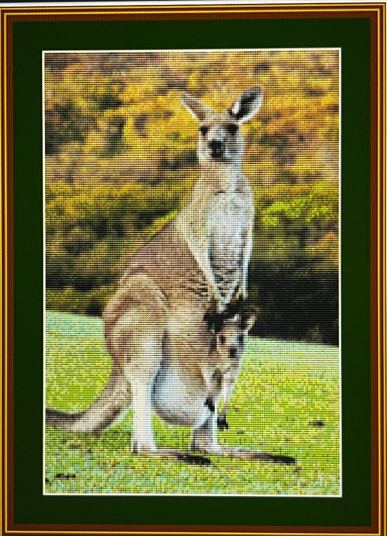 Kangaroo With Joey Cross Stitch Pattern - Etsy