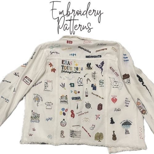 Taylor Swift Inspired Embroidery Patterns - Instant Digital Download - Etsy