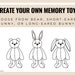 Memory Bear Pattern Keepsake Bear Sewing Pattern , Teddy Bear Pattern ...