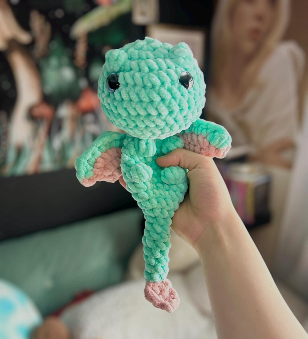 Handmade Frog Dragon Snuggler - Etsy