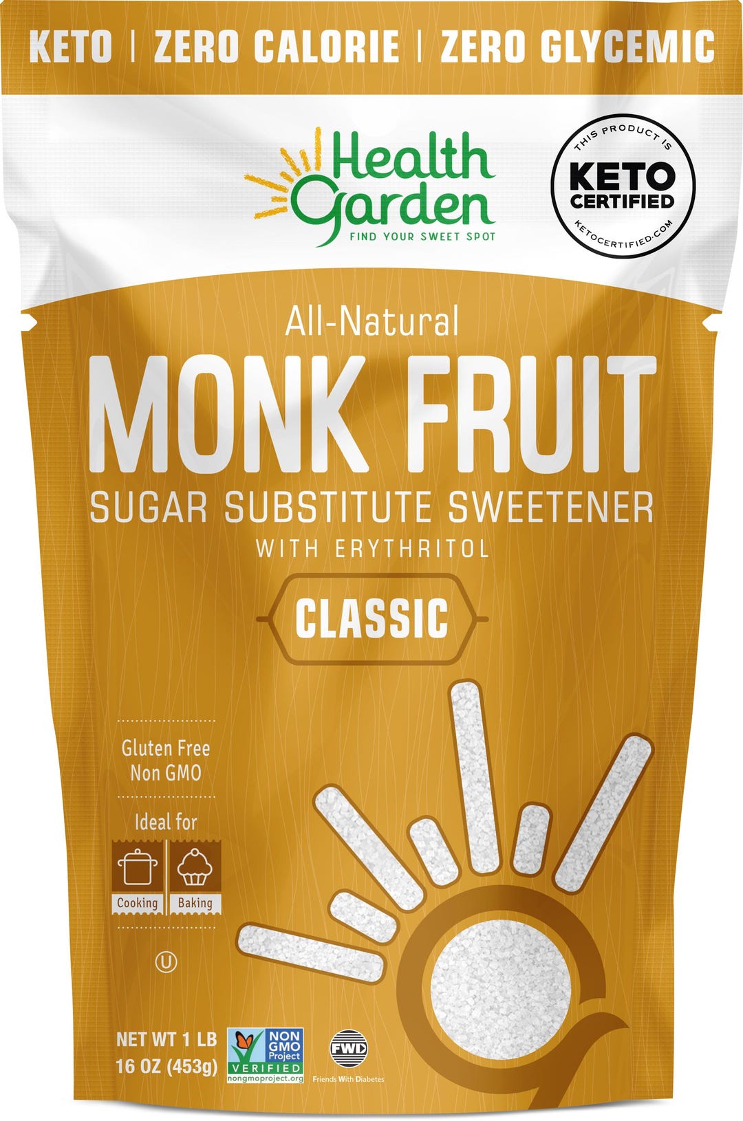 Monk Fruit Classic Sweetener 16 Oz - Etsy