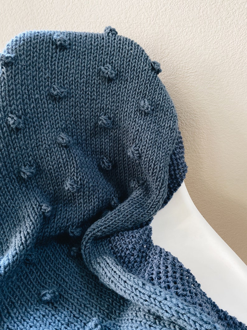 BLANKET KNITTING PATTERN Blanket Afghan Throw Bobble - Etsy