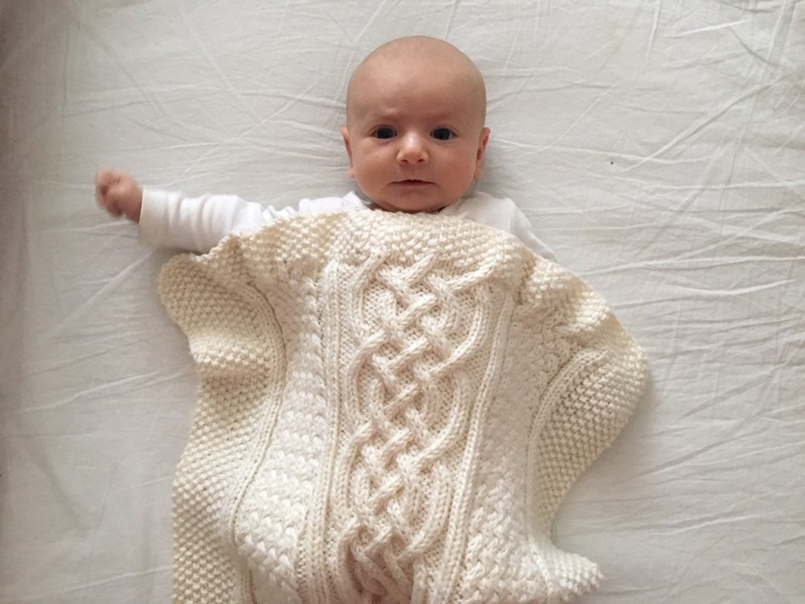 Celtic Blanket KNITTING PATTERN Baby Blanket Afghan - Etsy Canada