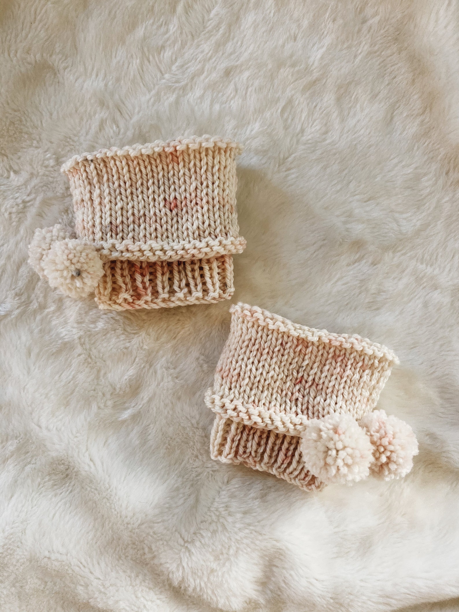 Pom-pom Boot Cuffs KNITTING PATTERN Knitted Boot Cuffs 2 - Etsy