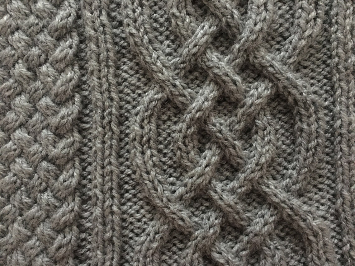 Celtic Blanket KNITTING PATTERN Baby Blanket Afghan - Etsy Canada