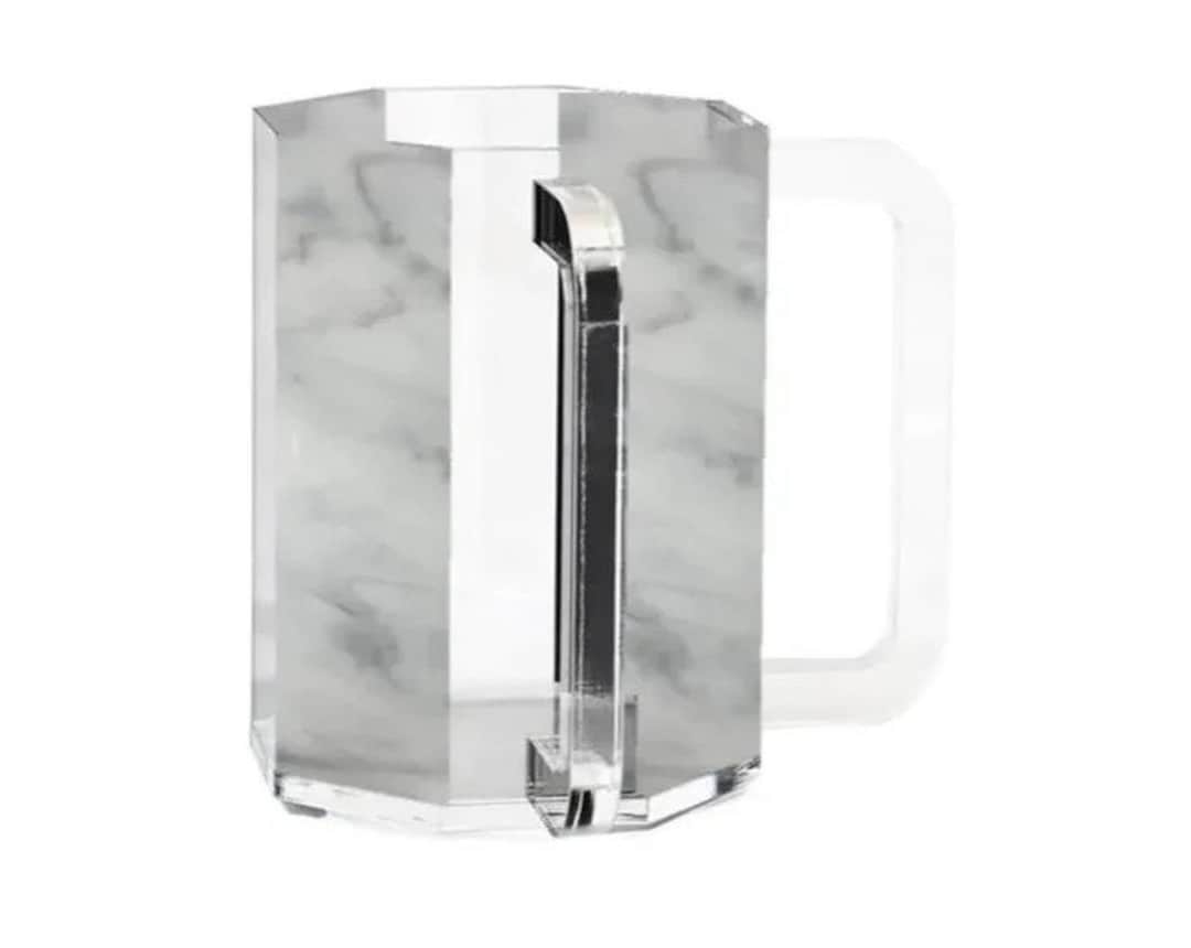 Netilat Yadaim Wash Cup - Hexagon Acrylic Marble - Etsy