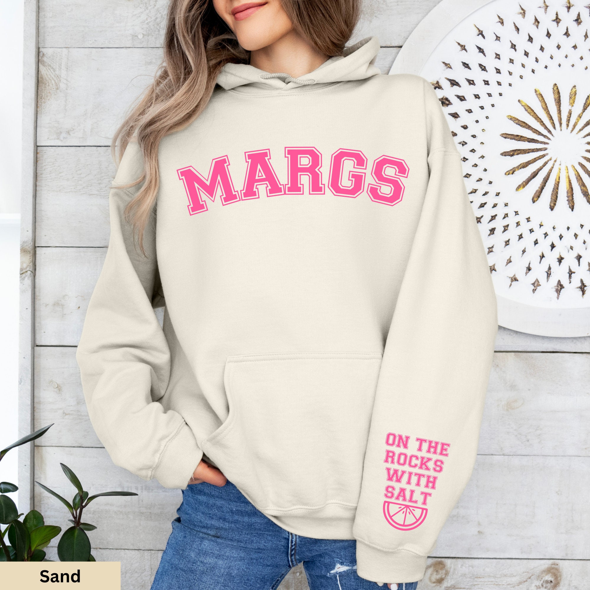 Margs on the Rocks With Salt Sweatshirt | Margs Sweatshirt | Margarita ...
