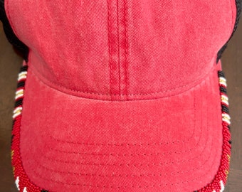 Beautiful Handmade Beaded Southwestern Ball Cap Hat - Etsy