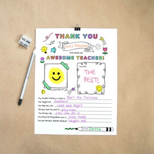 Teacher Appreciation Printable Teacher Appreciation Week Gift Thank You ...