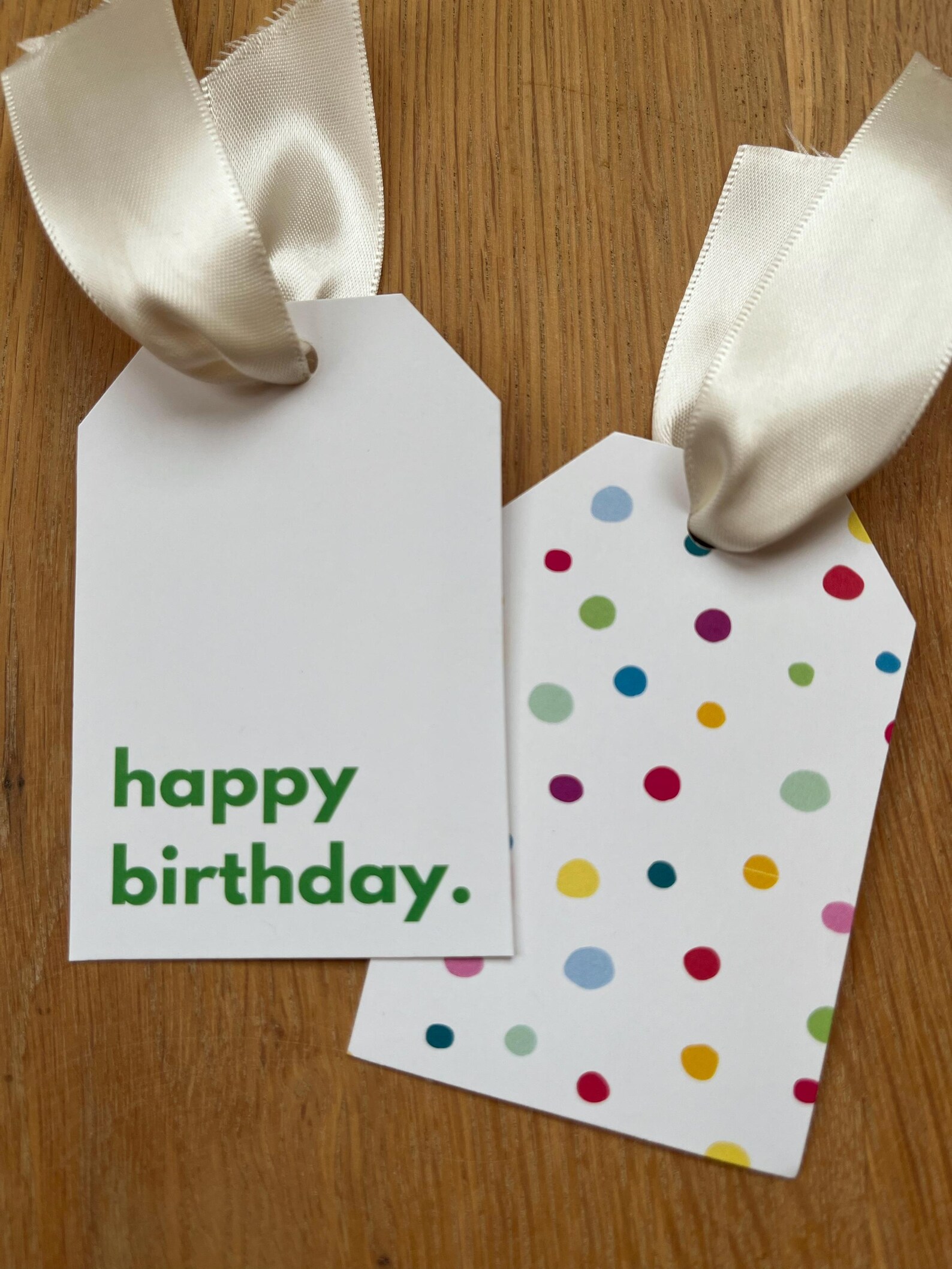 Printable Birthday Gift Tag, Double-sided Printable Gift Tag, Birthday ...