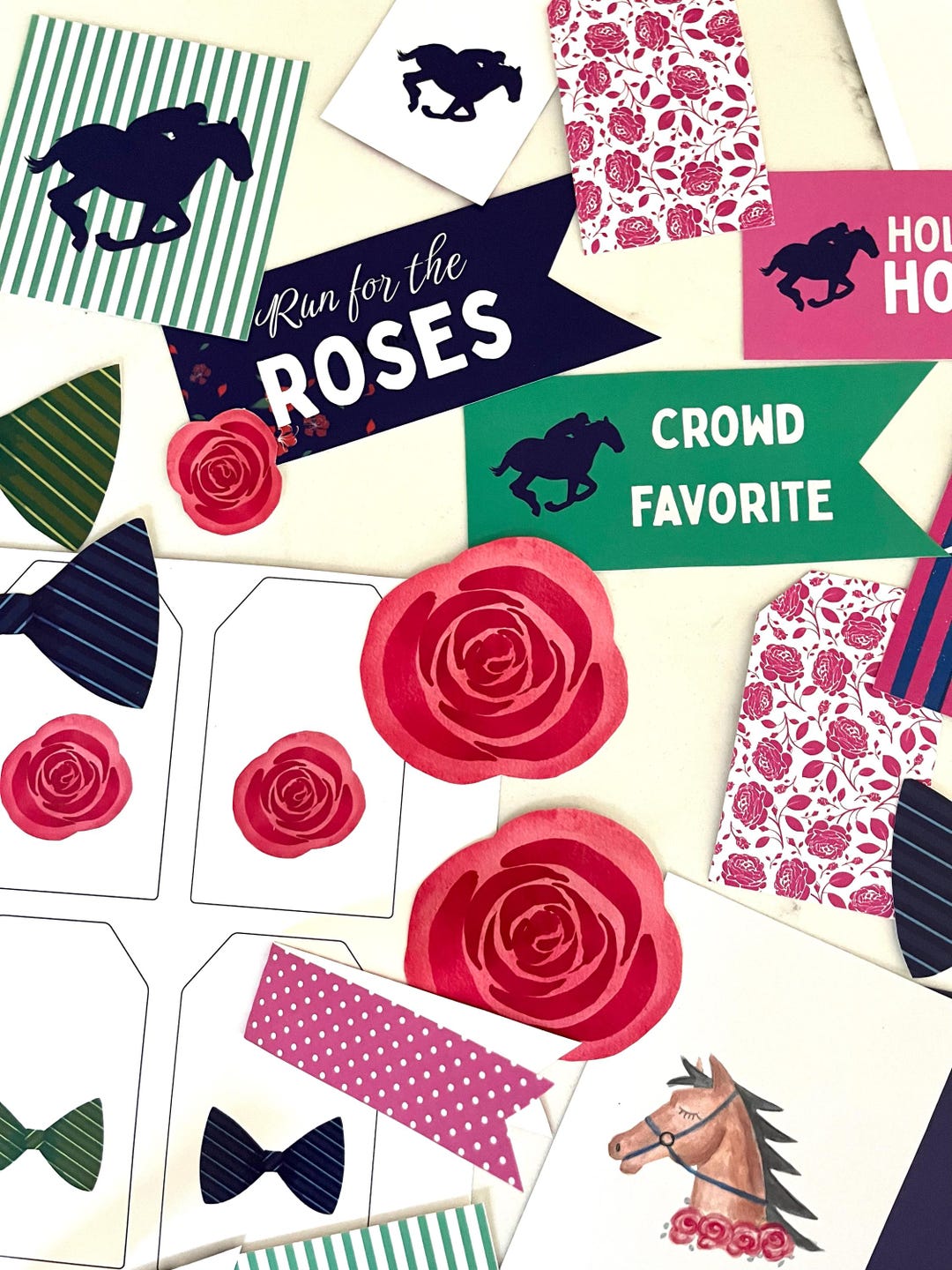 Kentucky Derby Party Printable, Derby Day Party, Banner, Horse Party ...