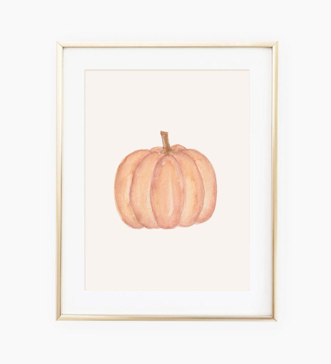Thanksgiving Watercolor Art Prints, Illustrated Thanksgiving Decor ...