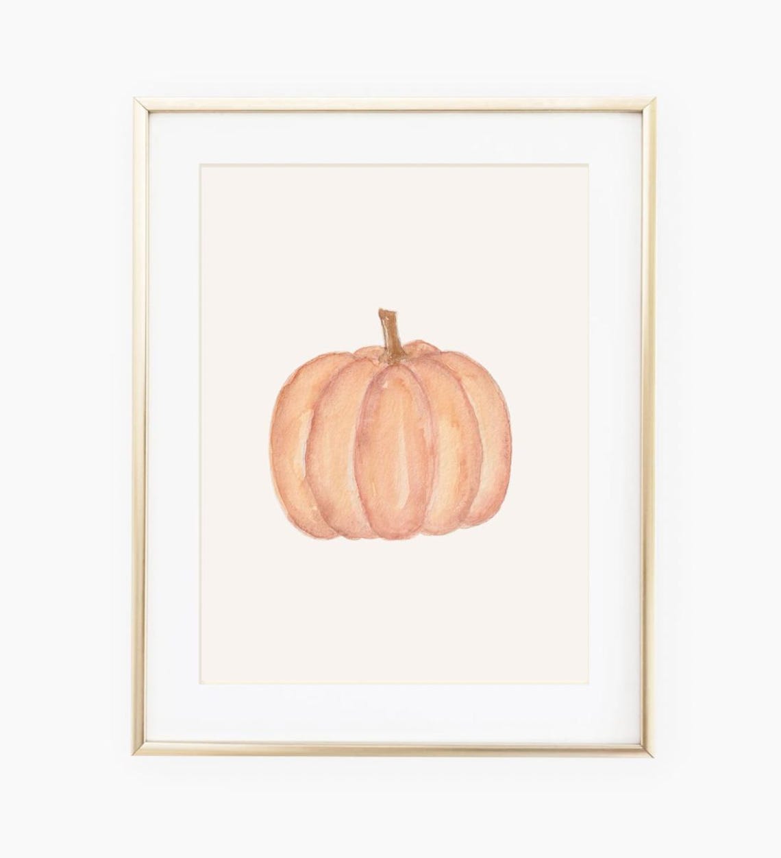 Thanksgiving Watercolor Art Prints, Illustrated Thanksgiving Decor ...