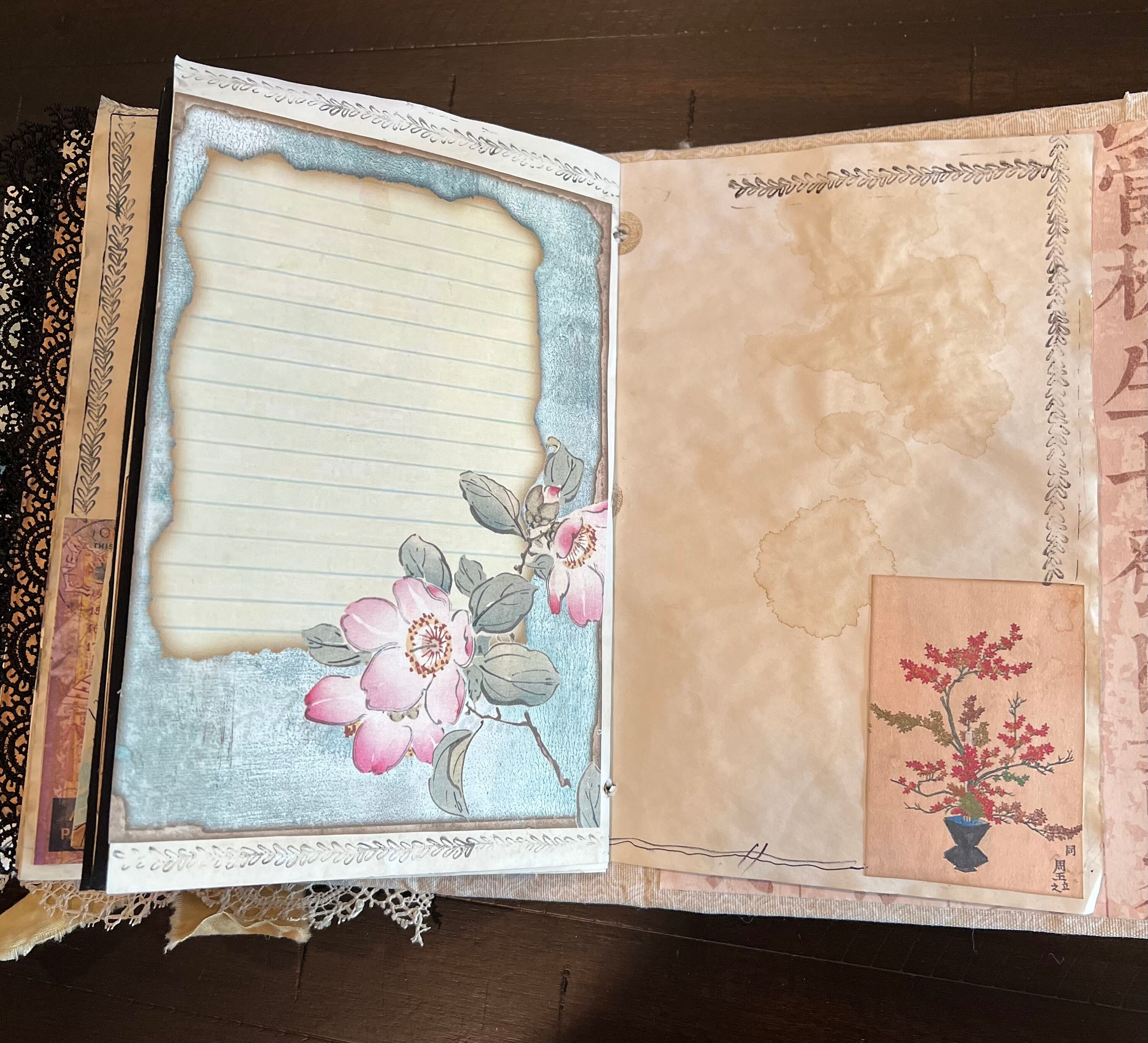 Japanese Journal. Junk Journal Book. Asian Journal. Gift. - Etsy