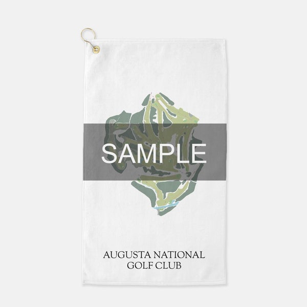 Golf Map Towels - Etsy