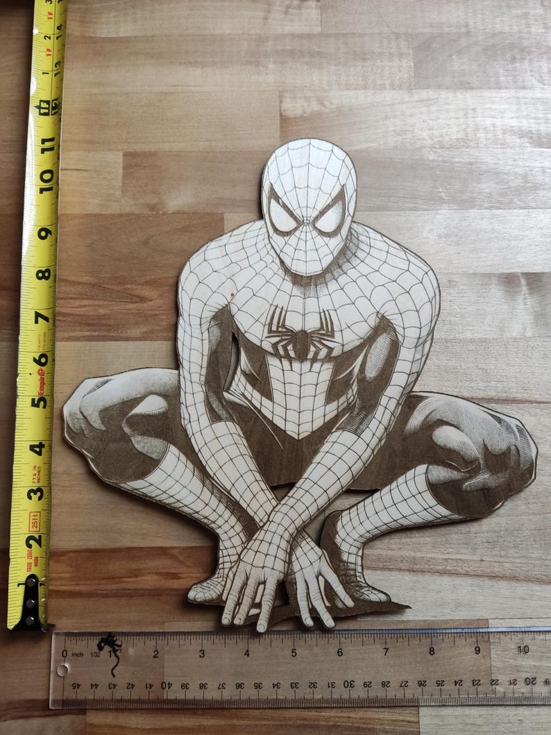 Spiderman Engraving - Etsy