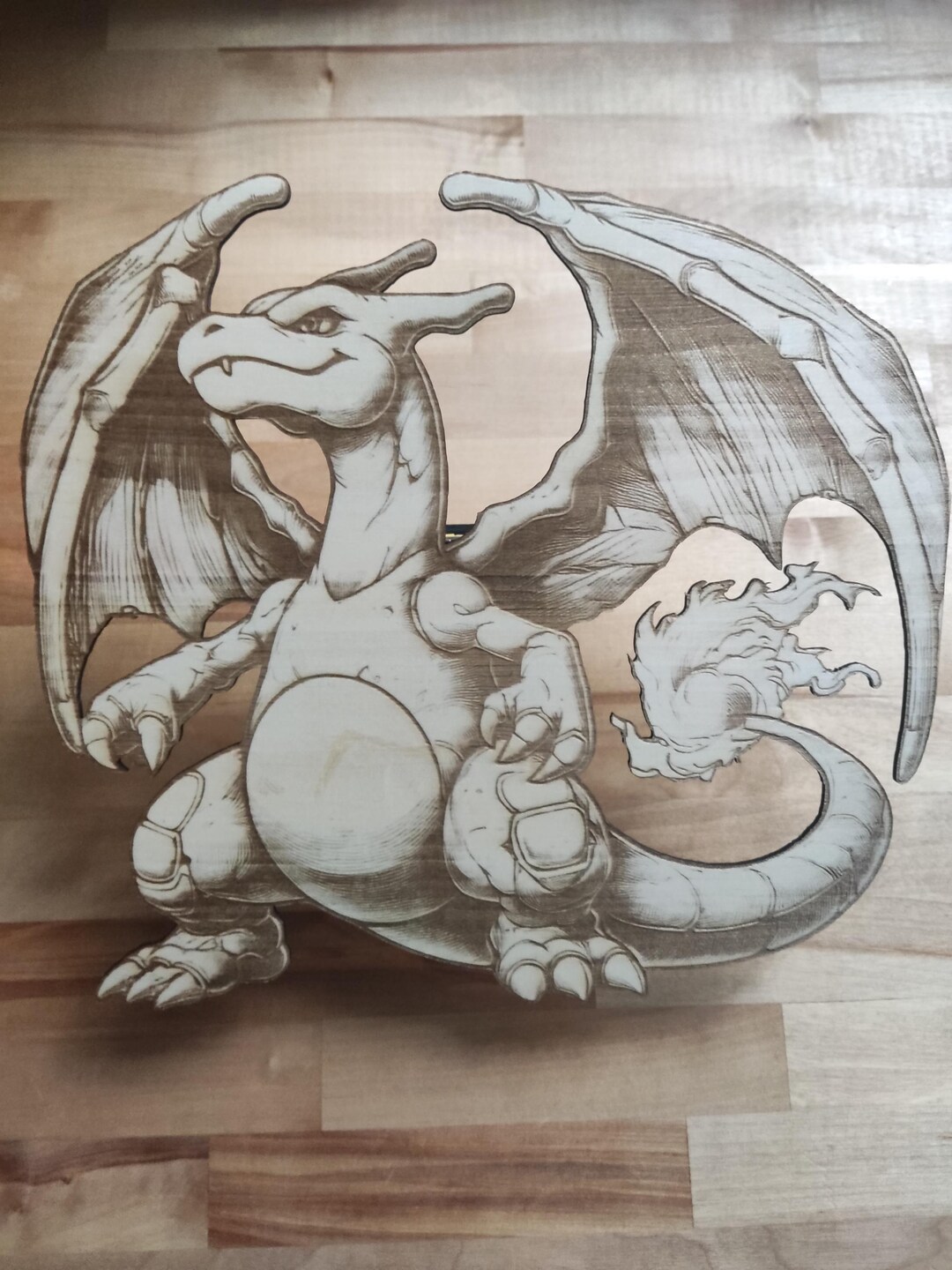 Pokemon Charizard Engraving - Etsy