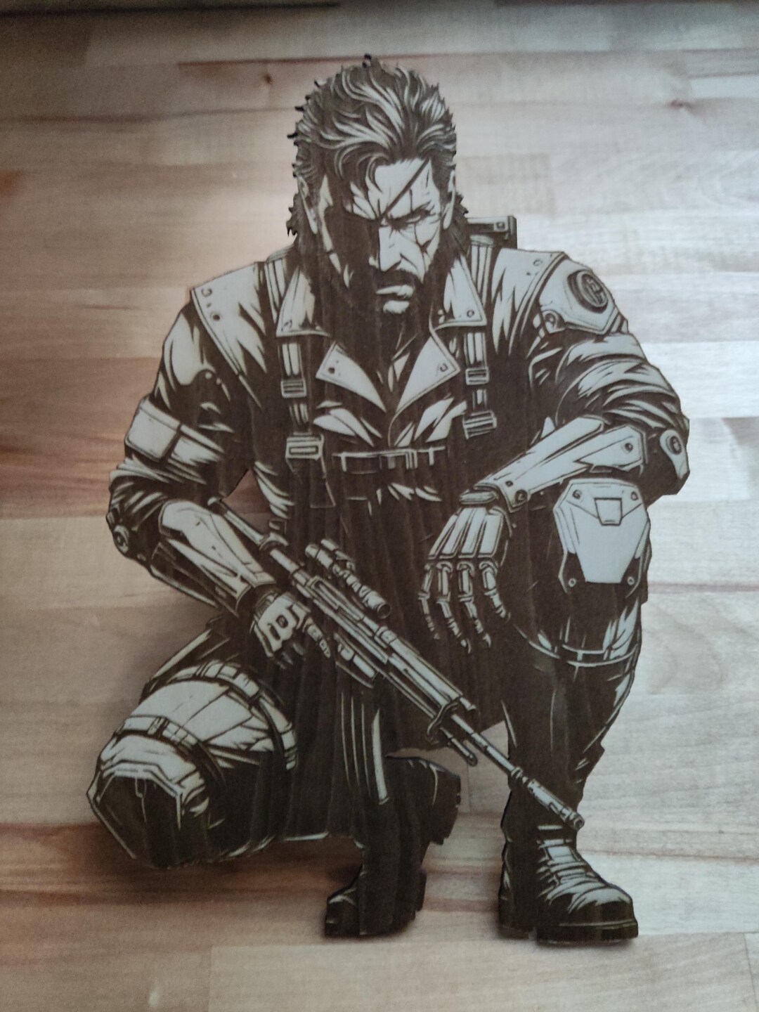 Metal Gear Solid Snake Engraving - Etsy