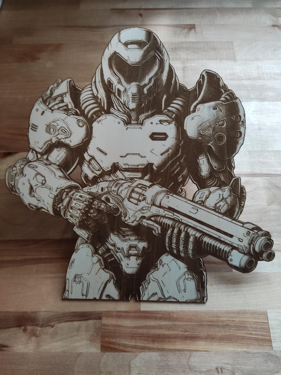 Doomguy Engraving - Etsy