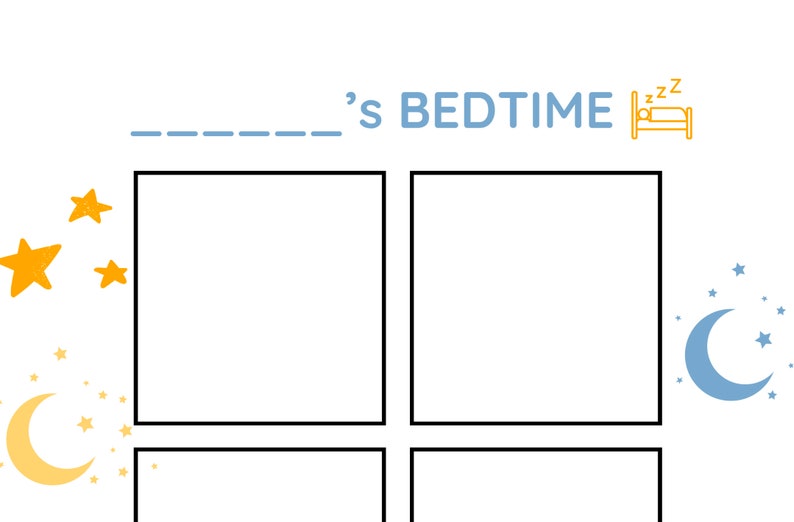 Bedtime Routine Visual Checklist for Boy - Etsy