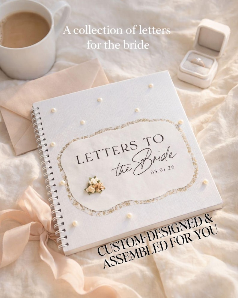 Custom Letters to the Bride Book | Wedding Keepsake Scrapbook - Etsy