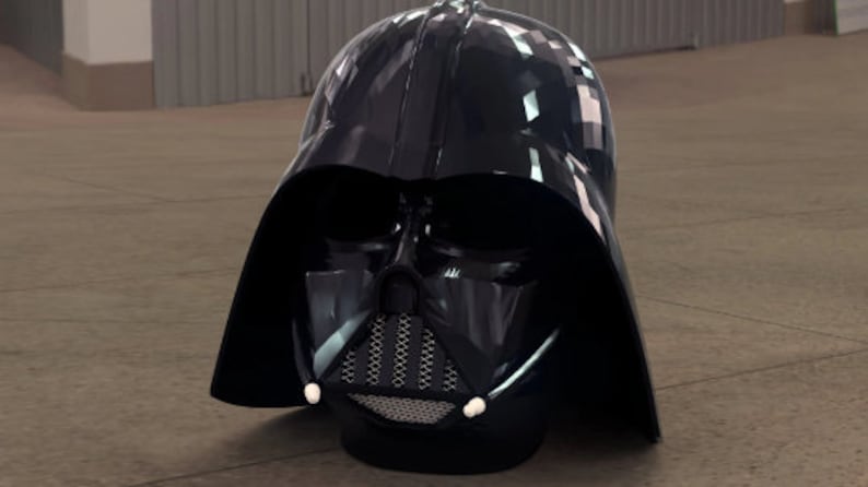 Darth Vader Wearable Helmet 3d Print Stl File Etsy